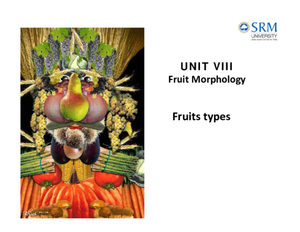 (PDF) UNIT VIII Fruit Morphology Fruits types | kani kani222 - Academia.edu
