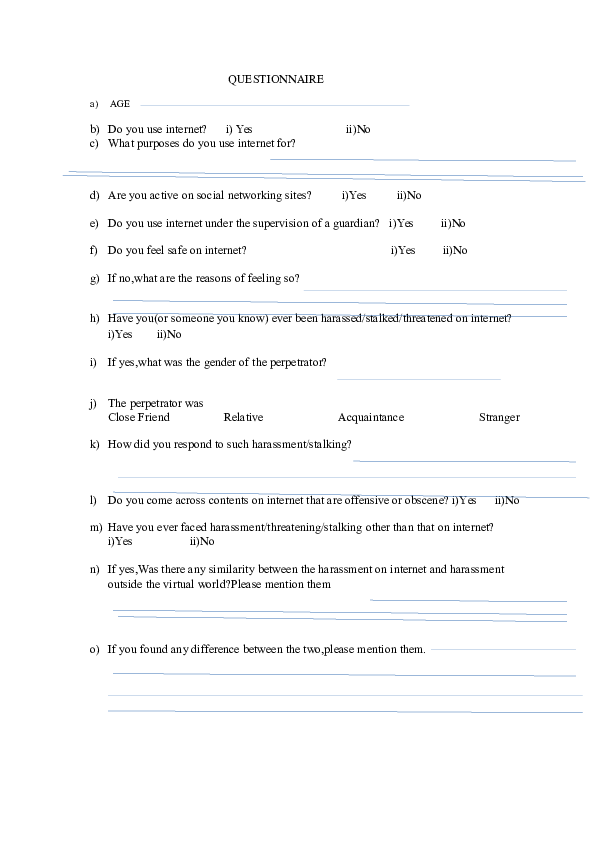 (DOC) Survey on Cyber Crimes Against Women