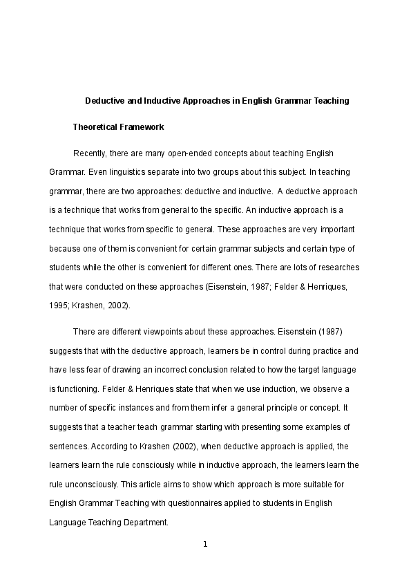(DOC) Deductive and Inductive Approaches in English Grammar Teaching ...