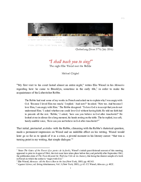 (PDF) "I shall teach you to sing!"