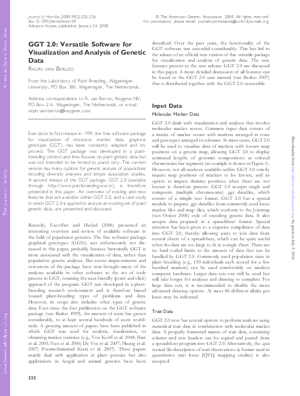 (PDF) GGT 2.0: Versatile Software for Visualization and Analysis of ...