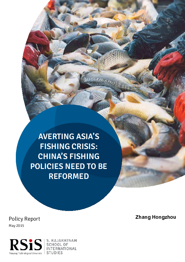 (PDF) Policy Report AVERTING ASIA'S FISHING CRISIS: CHINA'S FISHING ...