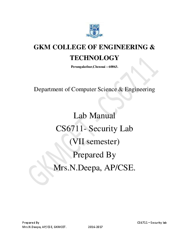 (PDF) CS6711_SECURITY LABORATORY_MANUAL_2.pdf | Deepa Kannan - Academia.edu