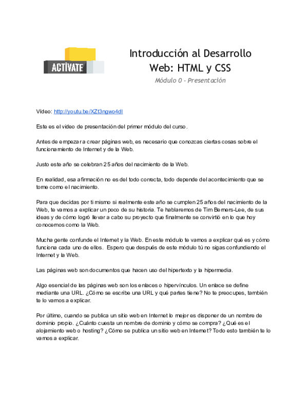 (PDF) Introducción al Desarrollo Web: HTML y CSS | Abel Aldave - Academia.edu