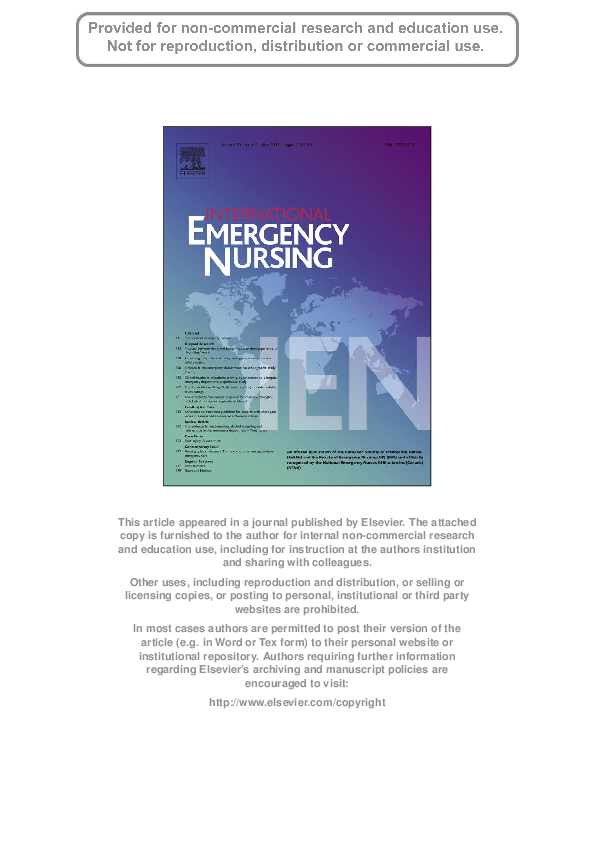 (PDF) Clinical handover of patients arriving by ambulance to the ...