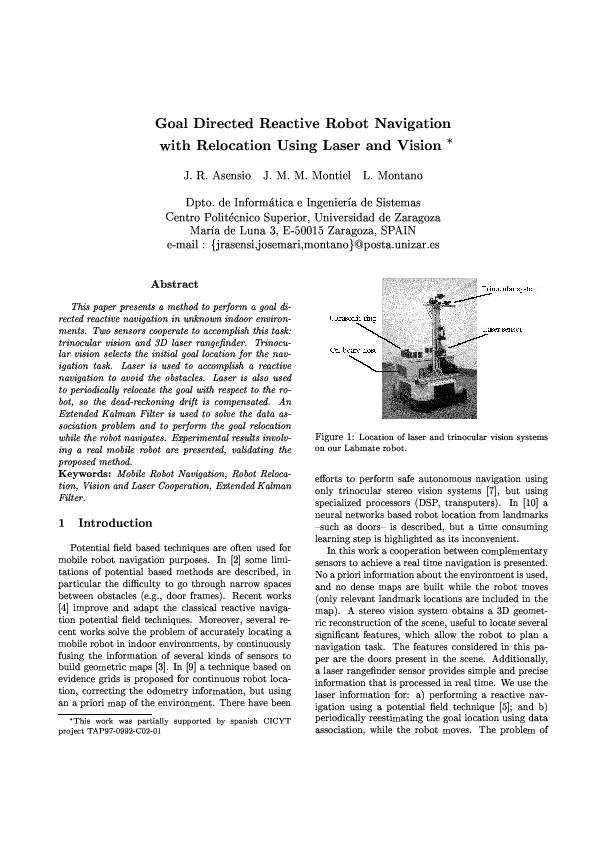 Pdf Goal Directed Reactive Robot Navigation With Relocation Using