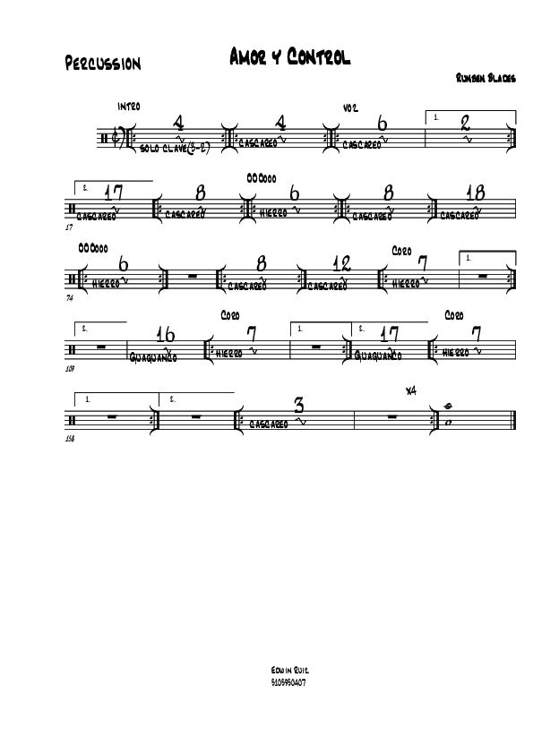 (PDF) Percusion amor y control