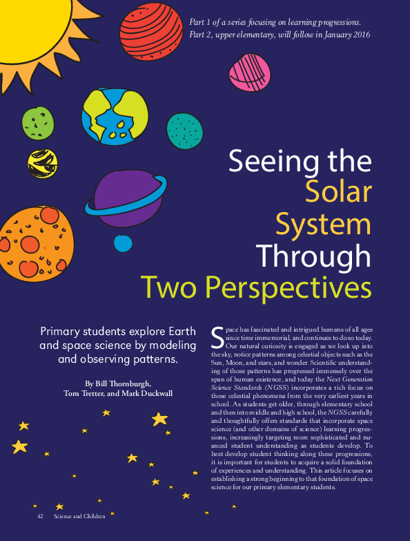 (PDF) Primary students explore Earth and space science by modeling and ...