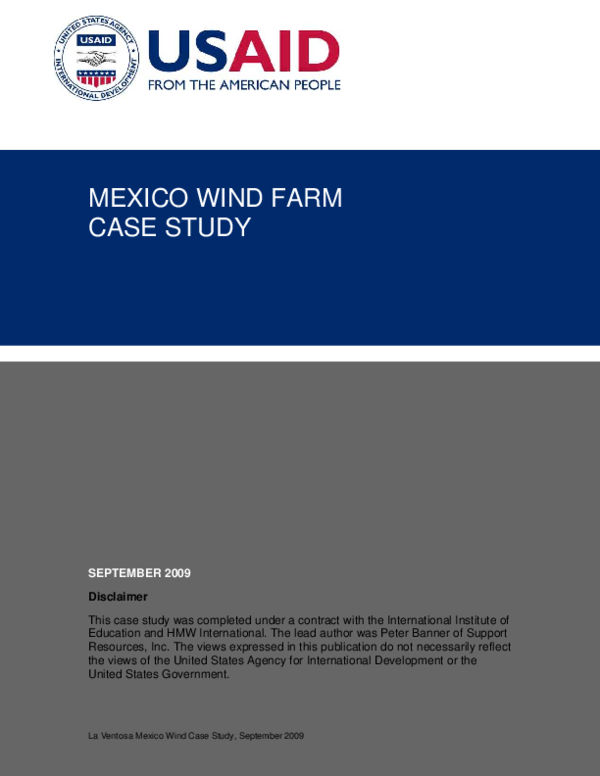 (PDF) Wind case study