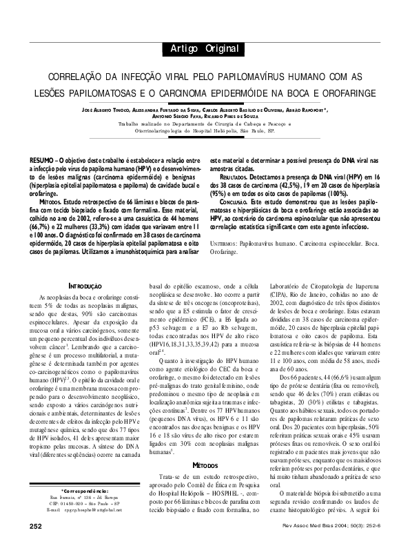 Pdf Oral Squamous Cell Carcinoma In A Young Patient Case Report And