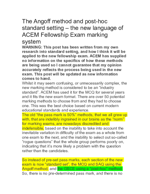 (DOC) The Angoff method and post