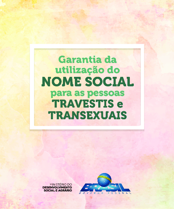 (PDF) Cartilha nome social
