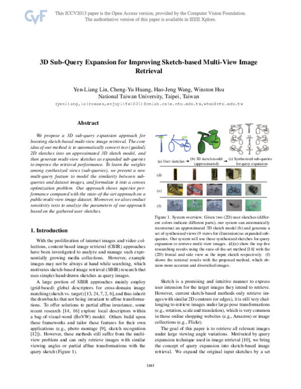 (PDF) 3D Sub-query Expansion for Improving Sketch-Based Multi-view Image Retrieval