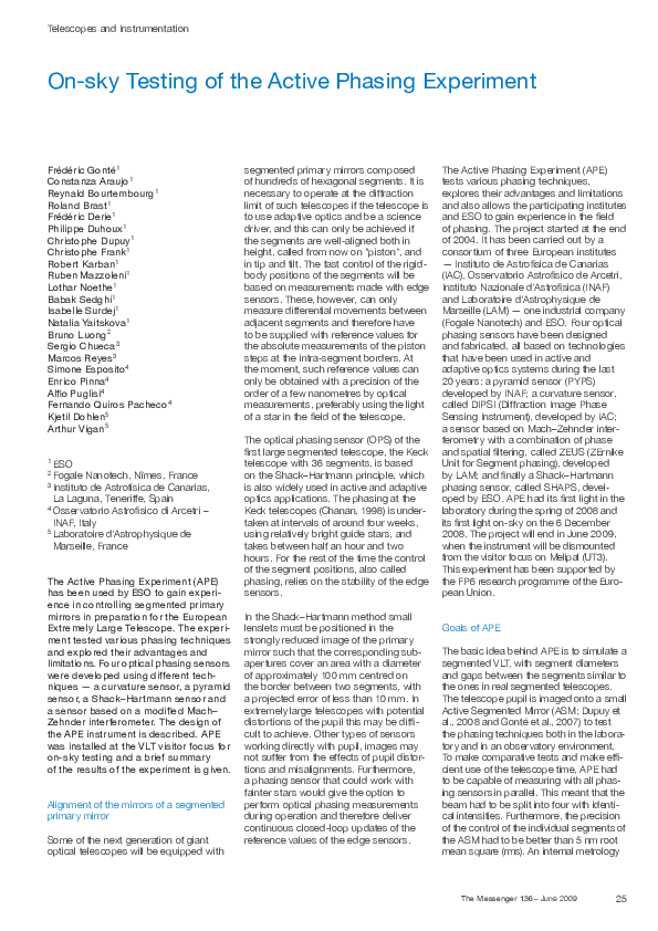 (PDF) On-sky Testing of the Active Phasing Experiment