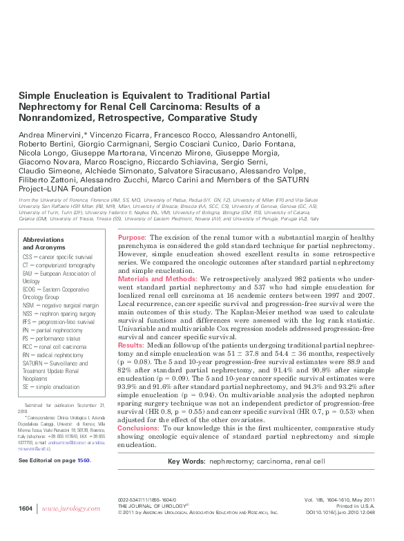 (PDF) Simple Enucleation is Equivalent to Traditional Partial ...