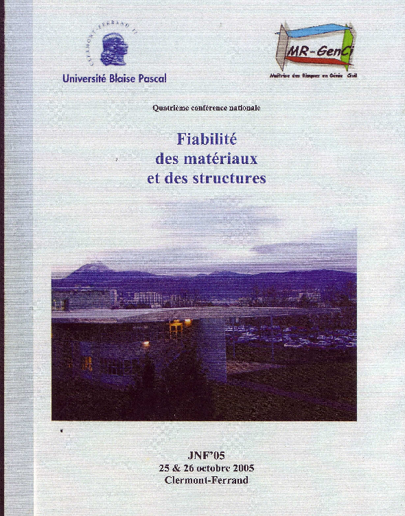 (PDF) Corrélations entre modes de ruine dans l’analyse de fiabilité de ...
