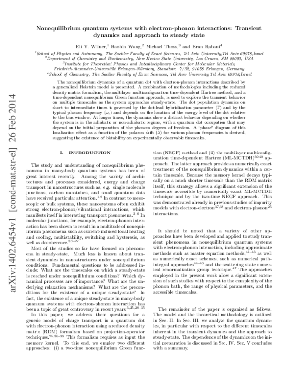 (PDF) Time-convolutionless master equation for mesoscopic electron ...