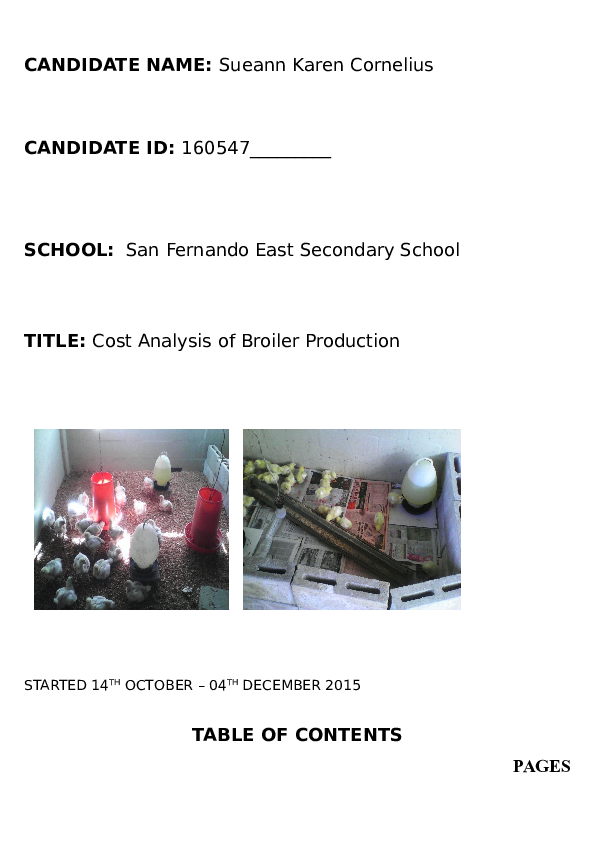 (DOC) AGRI SCIENCE SBA