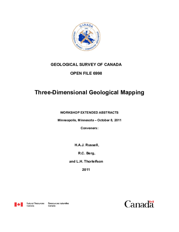 (PDF) Three-Dimensional Geological Mapping