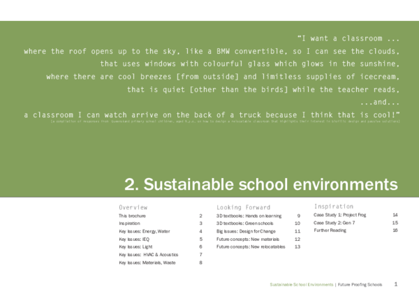 (PDF) Sustainable school environments
