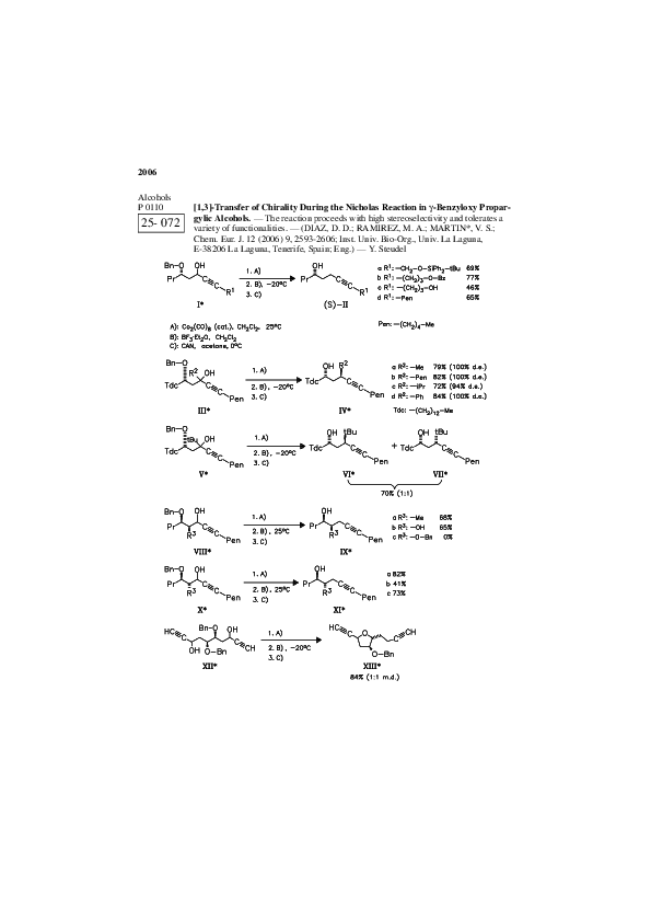 (PDF) [1,3]-Transfer of Chirality During the Nicholas Reaction in γ ...