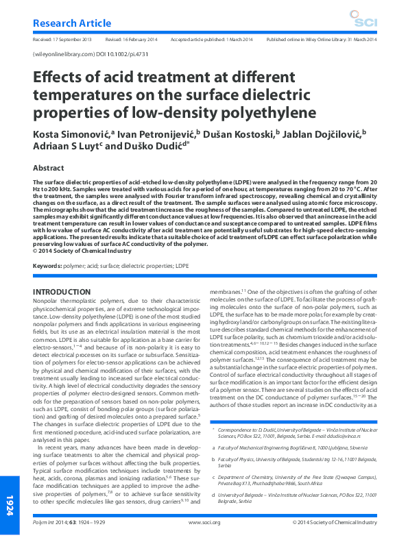 (PDF) Structure and properties of a β -nucleated polypropylene impact ...