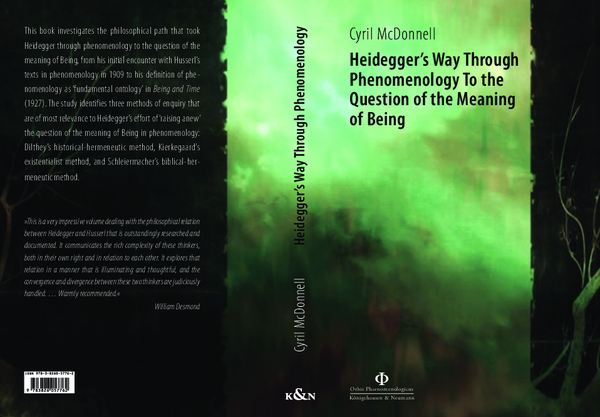 (PDF) Heidegger's Way Through Phenomenology To the Question of the ...