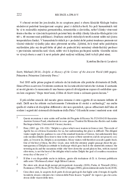 (PDF) M. SCOTT, Delphi: A History of the Center of the Ancient World ...