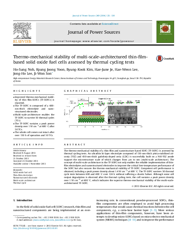 (PDF) Thermo-mechanical stability of multi-scale-architectured thin ...