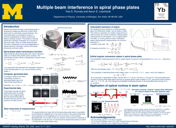 (PDF) Multiple-beam interference in a spiral phase plate