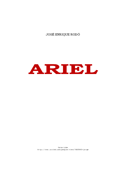 (PDF) Jose enrique rodo - ariel