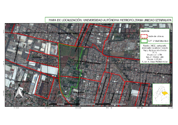 (PDF) Mapa de localización: UAM unidad Iztapalapa
