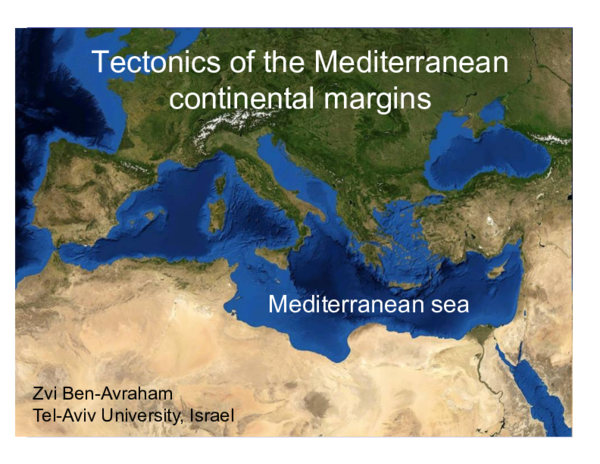 (PDF) Tectonics of the Mediterranean continental margins Mediterranean sea