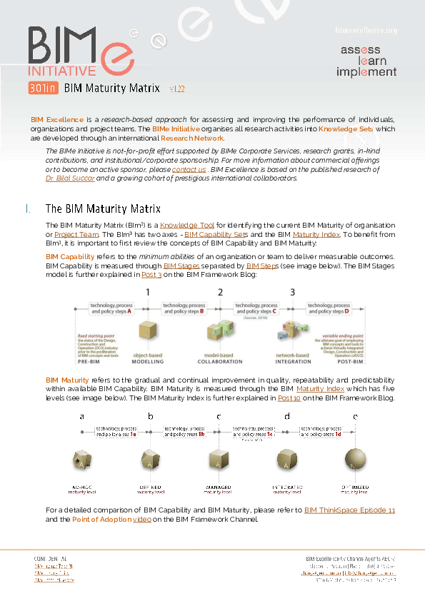 (PDF) 301in BIM Maturity Matrix