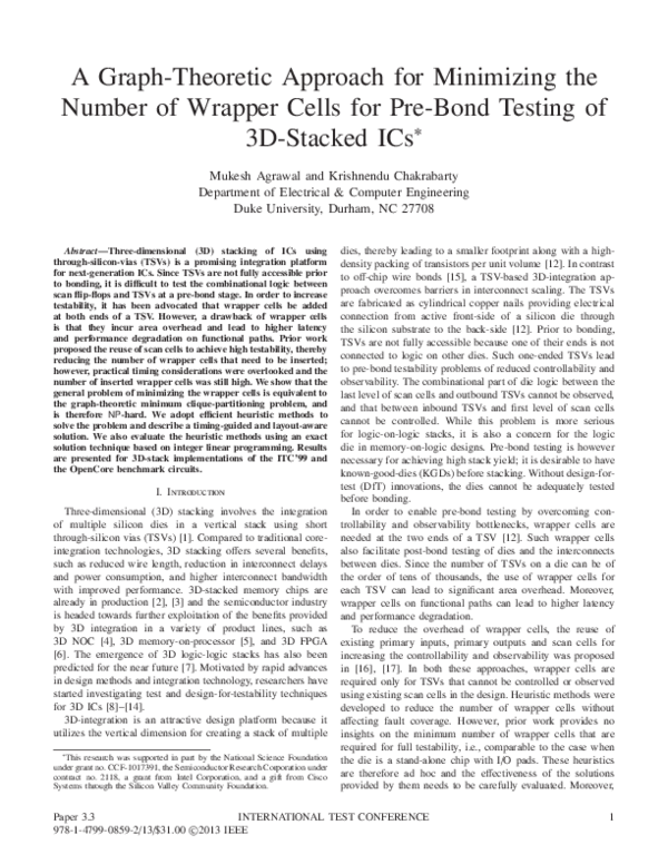 (PDF) A graph-theoretic approach for minimizing the number of wrapper ...