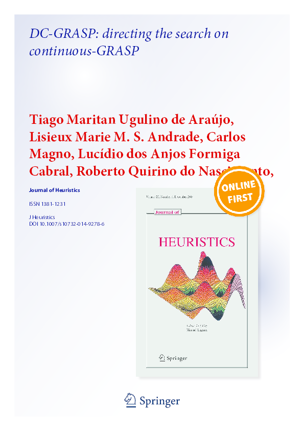 (PDF) DC-GRASP: Optimizing Continuous Global Search