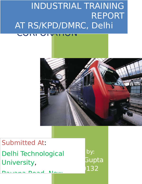 (DOC) DELHI METRO RAIL CORPORATION