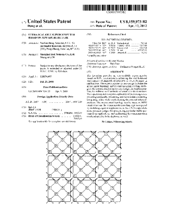 (PDF) Ultra-scalable supercomputer based on MPU architecture