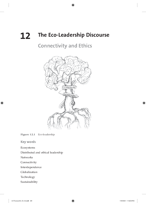 (PDF) Eco-Leadership: A new leadership discourse for the network society