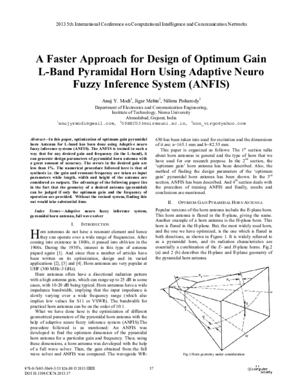 (PDF) A Faster Approach for Design of Optimum Gain L-Band Pyramidal ...