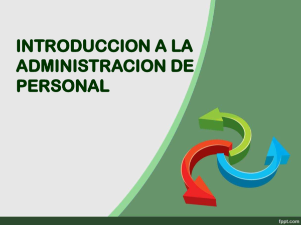 (PDF) INTRODUCCION A LA ADMINISTRACION DE PERSONAL