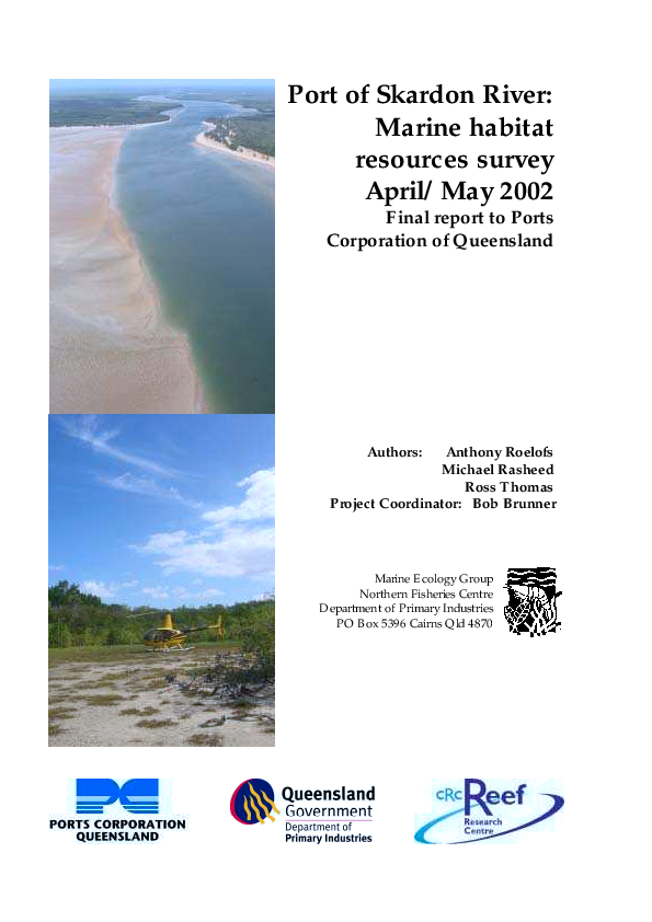 (PDF) Port of Skardon River: Marine habitat resources survey April/May ...