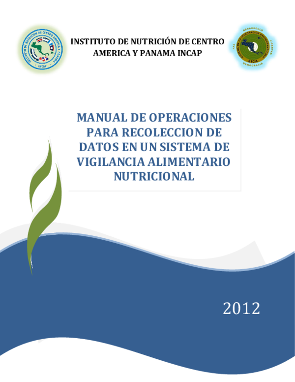 (PDF) INSTITUTO DE NUTRICIÓN DE CENTRO AMERICA Y PANAMA INCAP