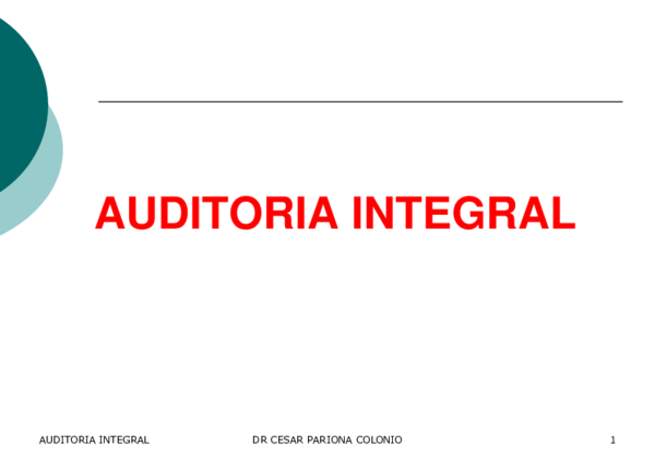 (PDF) AUDITORIA INTEGRAL