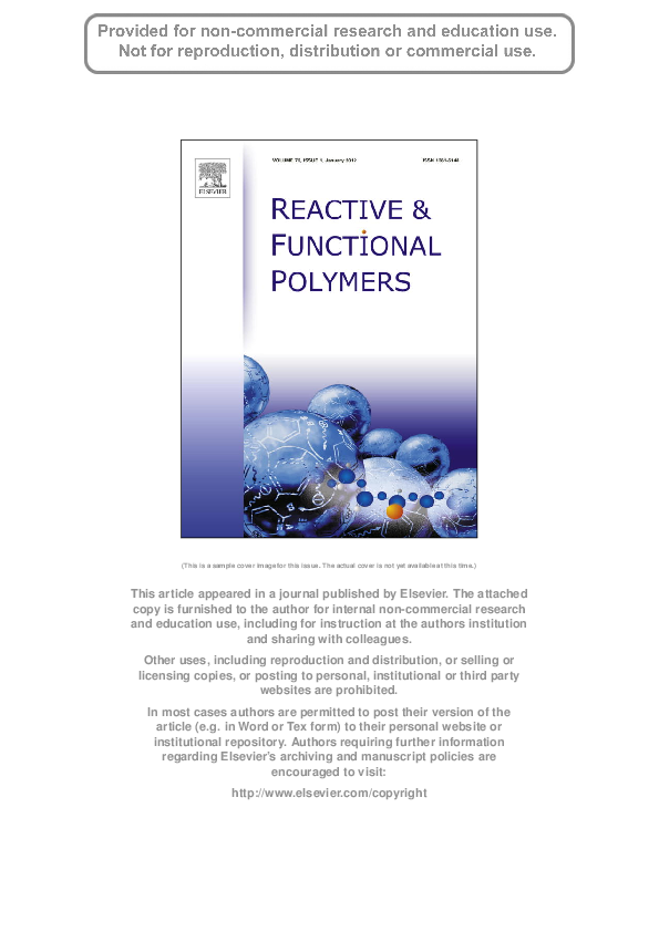 (PDF) Novel hybrid polyurethane/POSS materials via bulk polymerization