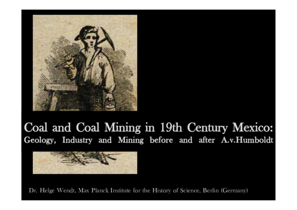 (PDF) Coal and Coal Mining in 19th Century Mexico: Geology, Industry ...