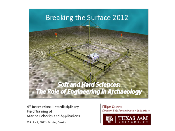 (PDF) Soft and Hard Sciences: The Role of Engineering in Archaeology