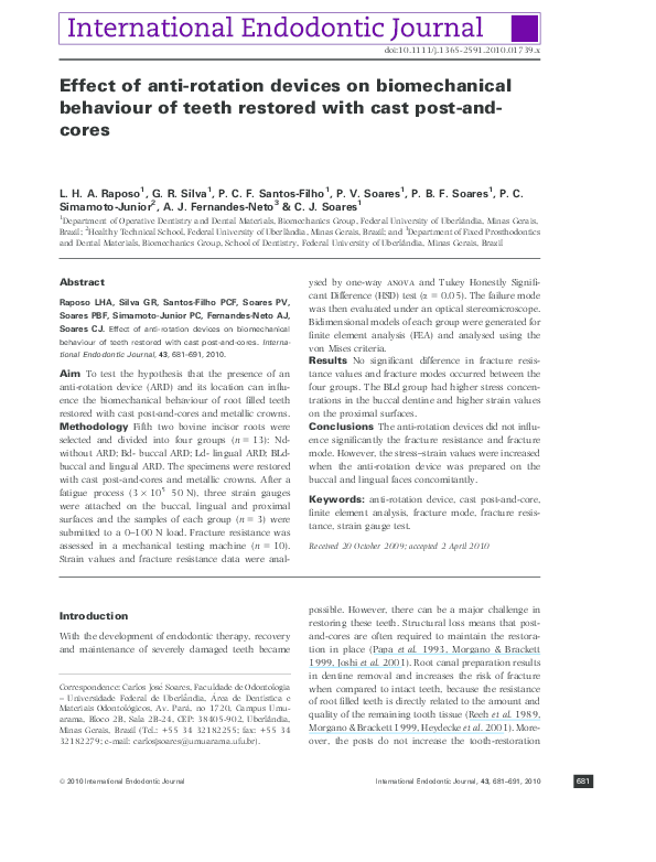 (PDF) Effect of anti-rotation devices on biomechanical behaviour of ...