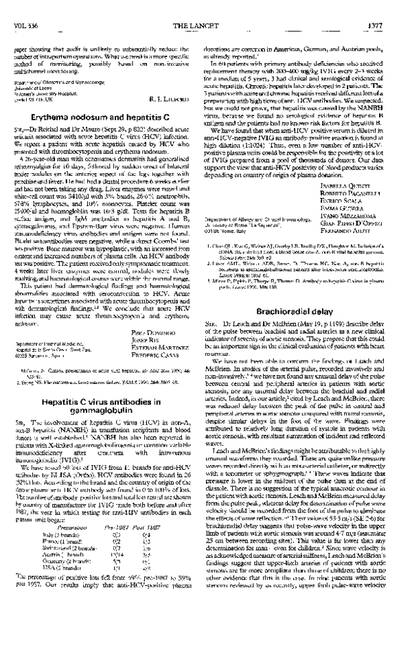 (PDF) Brachioradial delay