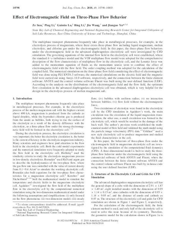 (PDF) Effect of Electromagnetic Field on Three-Phase Flow Behavior